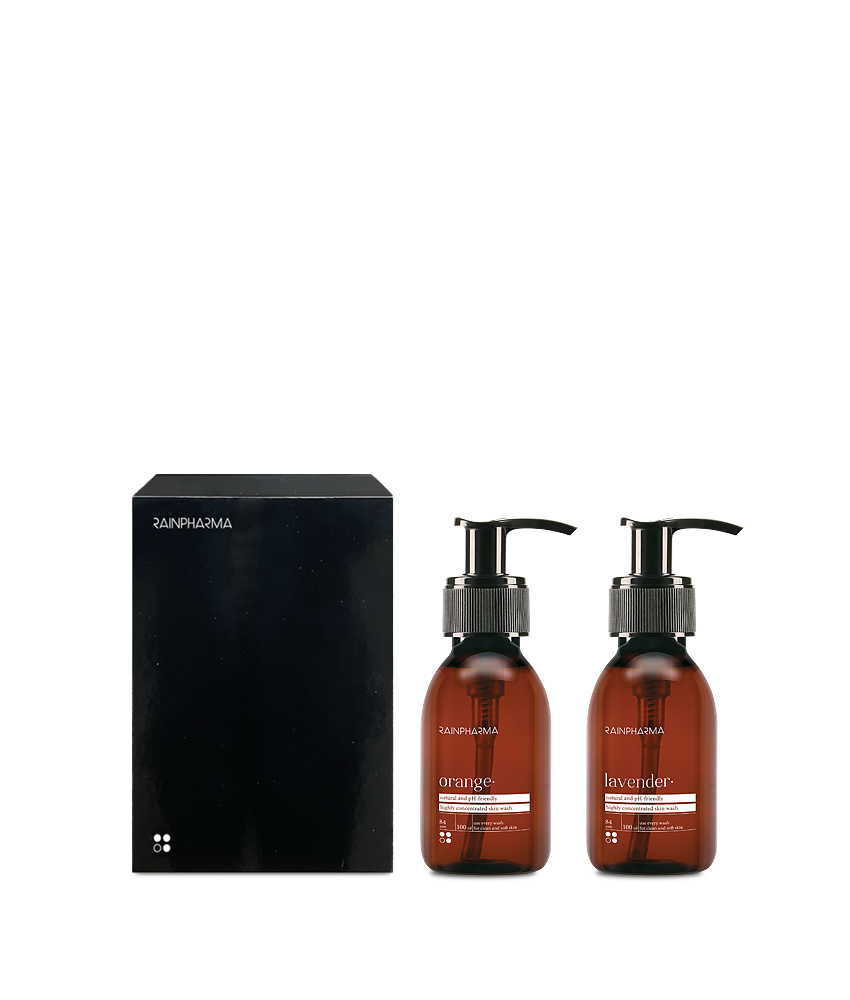Duo Skin Wash Lavender + Skin Wash Orange – RainPharma